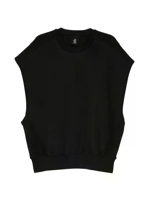 THOM KROM Sleeveless Panelled Sweatshirt