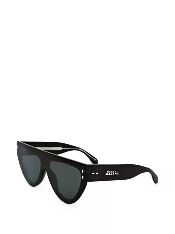 Isabel Marant Étoile Geometric-frame Sunglasses - Black