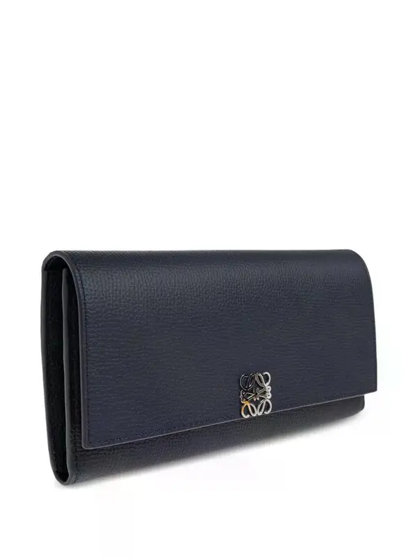 Loewe Anagram Pebbled Leather Wallet