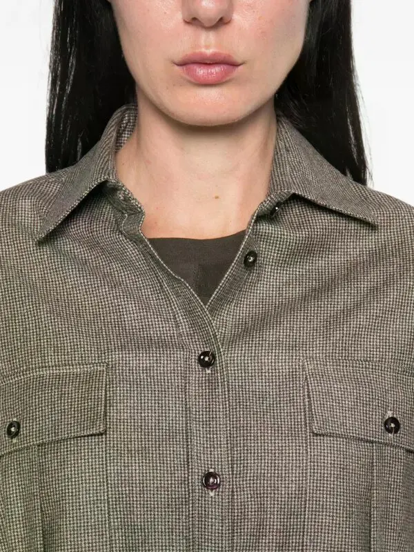 Tagliatore Houndstooth Button-up Shirt
