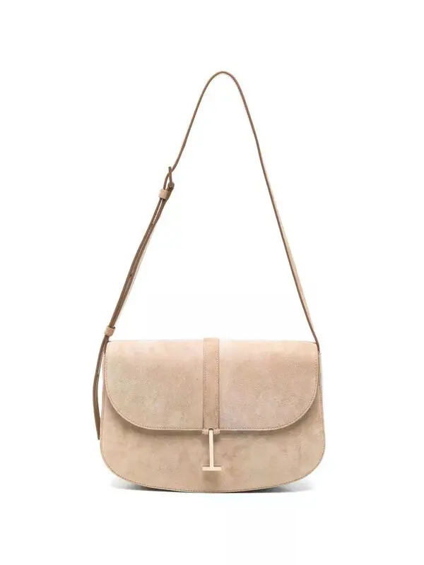 TOM FORD T-bar Suede Crossbody Bag