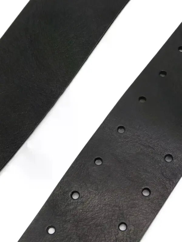 RUNDHOLZ Wide-strap Leather Belt
