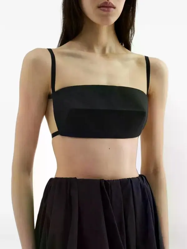 JIL SANDER Silk Faille Top