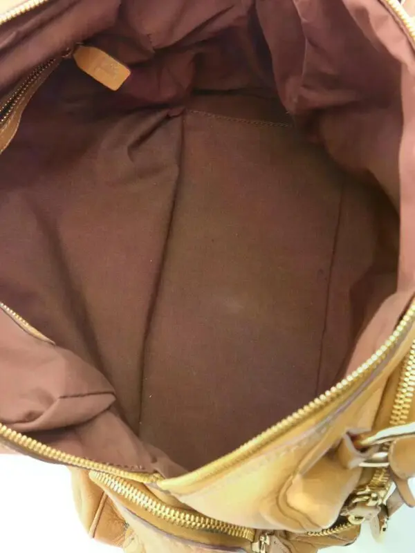 TOD'S 2000s Multi-pocket Leather Tote Bag