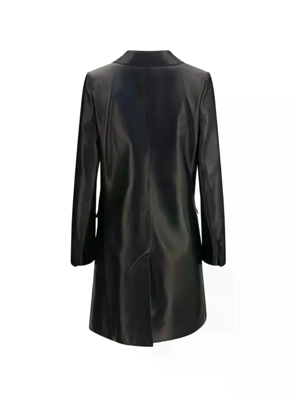 TOM FORD Double-breasted Calf Leather Coat