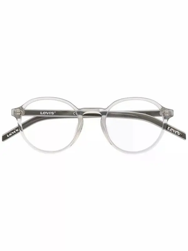 LEVI'S Round-frame Logo-print Glasses