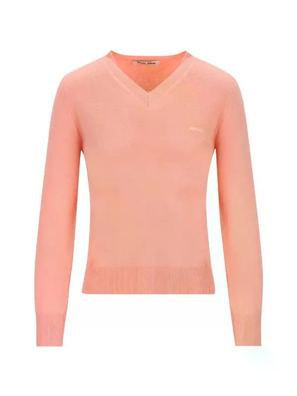 Miu Miu V-neck Wool Cardigan