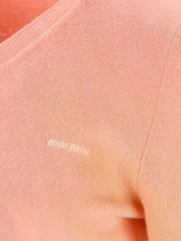 Miu Miu V-neck Wool Cardigan