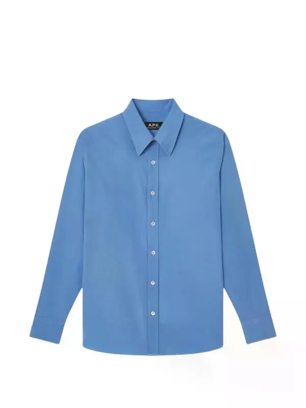 A.p.c. Kayla Button-down Long-sleeve Shirt
