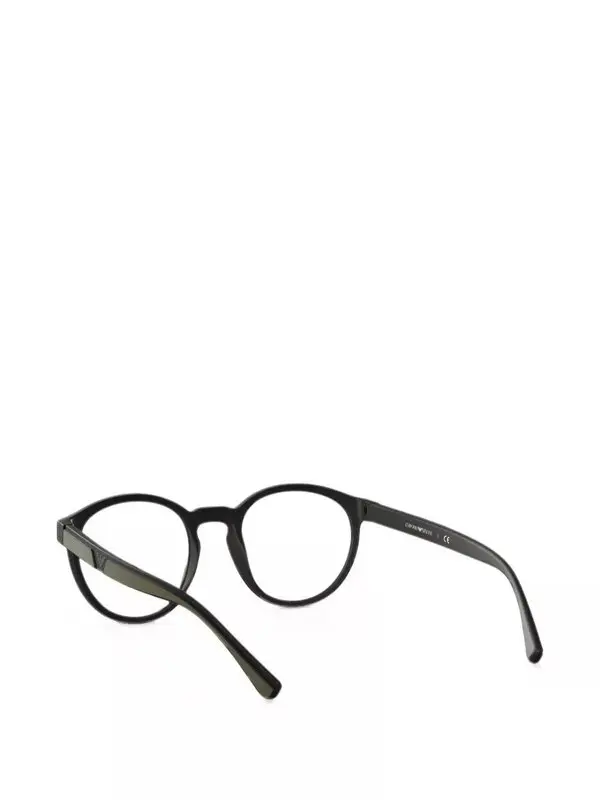 Emporio Armani Round-frame Clip-on Glasses