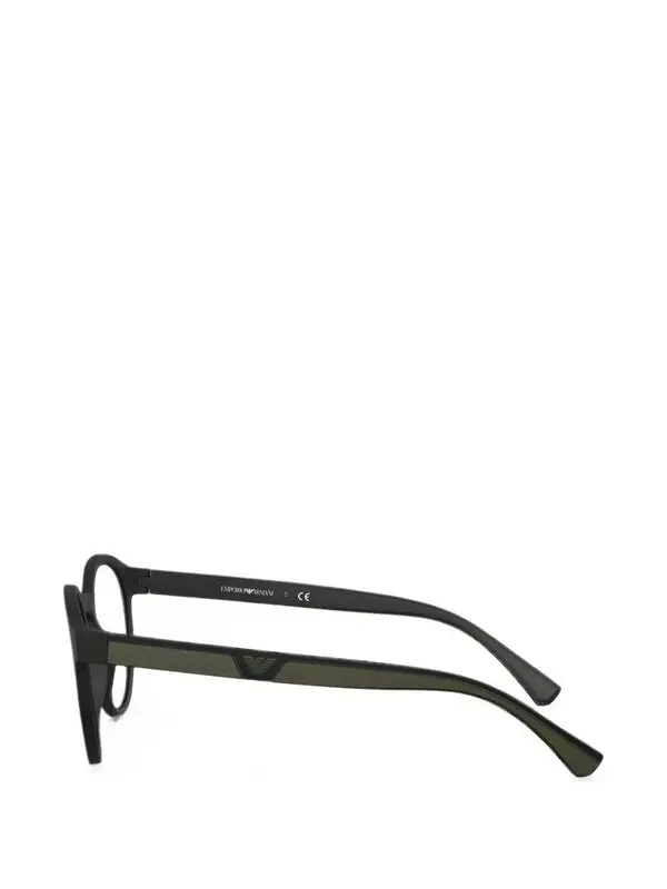 Emporio Armani Round-frame Clip-on Glasses