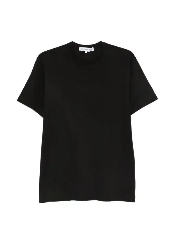 Comme Des Garçons Logo-print Cotton T-shirt - Black