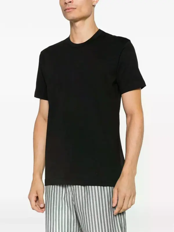 Comme Des Garçons Logo-print Cotton T-shirt - Black