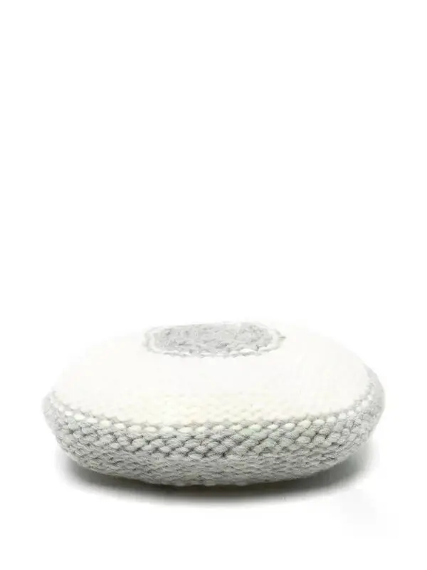 Stine Goya Chunky Knit Beret - Grey