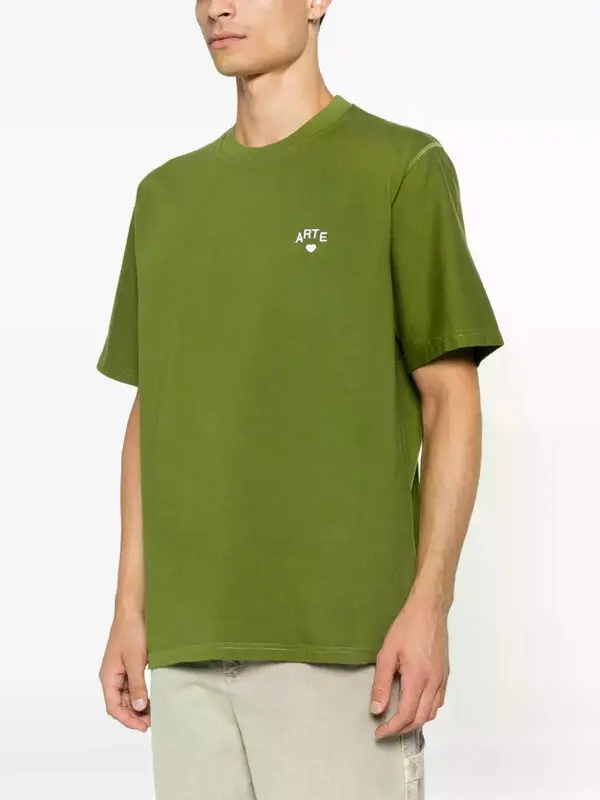ARTE ANTWERP Logo-embroidered T-shirt