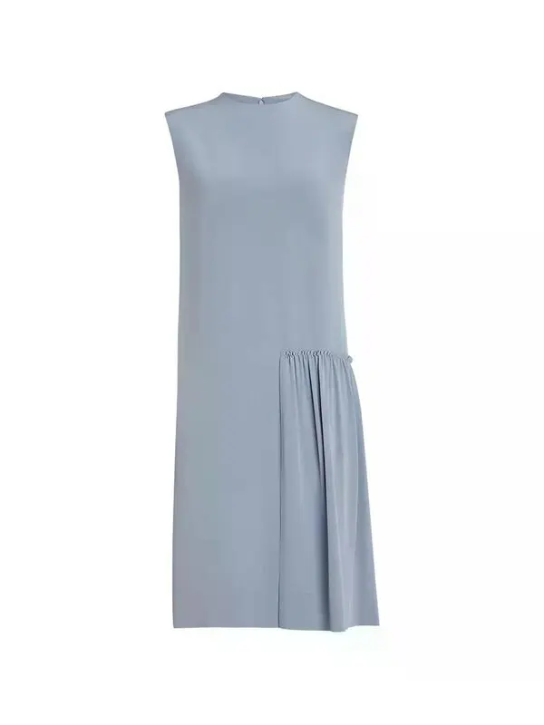 FERRAGAMO Pleated-detail Sleeveless Midi Dress