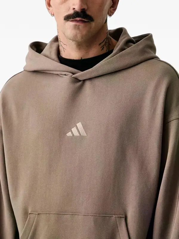 Adidas Logo-embroidered Hoodie