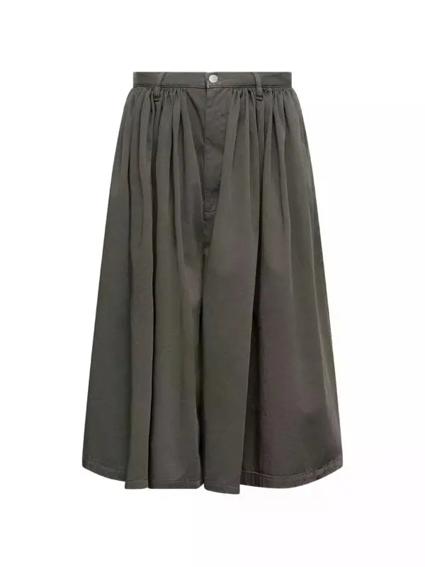 MAISON MARGIELA Gathered Overdyed Shorts - Grey