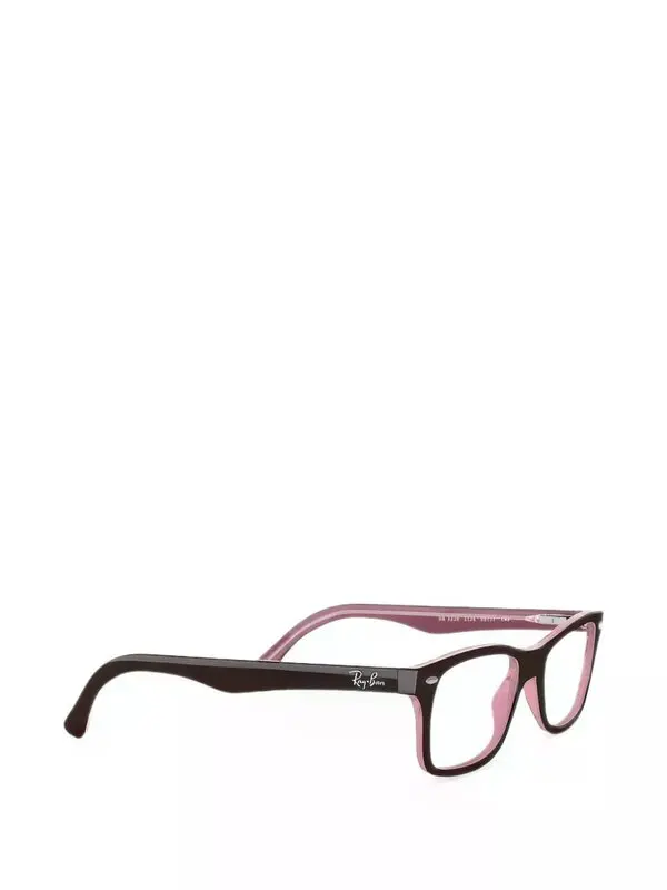 Ray-ban Rectangle-frame Glasses - Brown