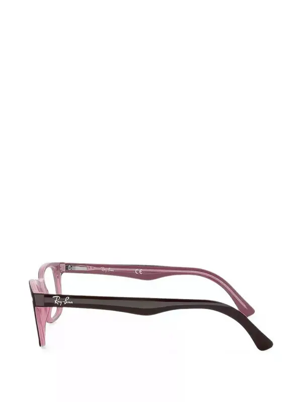 Ray-ban Rectangle-frame Glasses - Brown