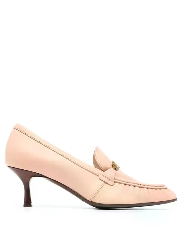 TOD'S Chain-embellished Loafer Pumps