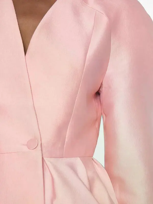 Stine Goya Peplum-hem V-neck Jacket