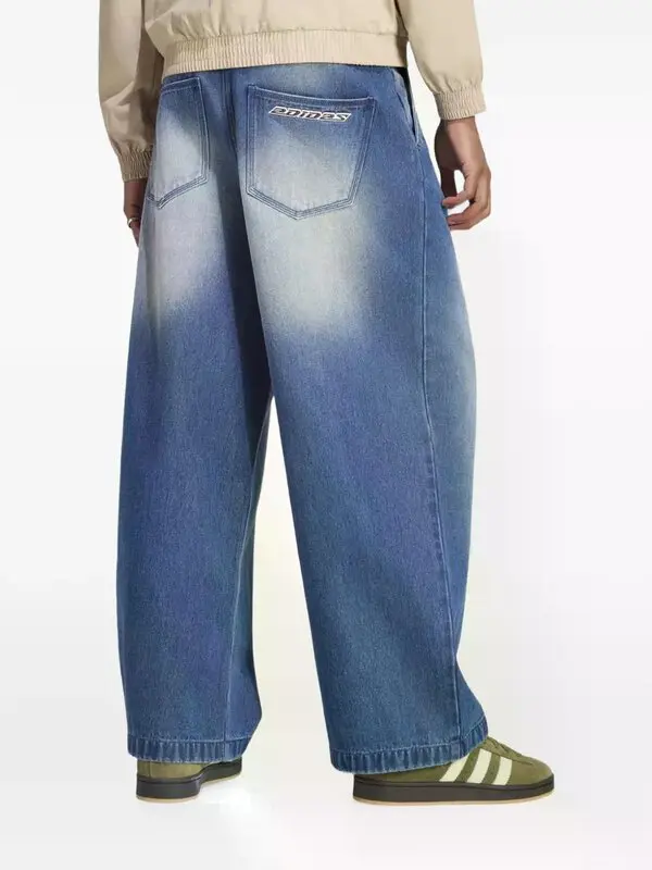 Adidas Faded Wide-leg Jeans