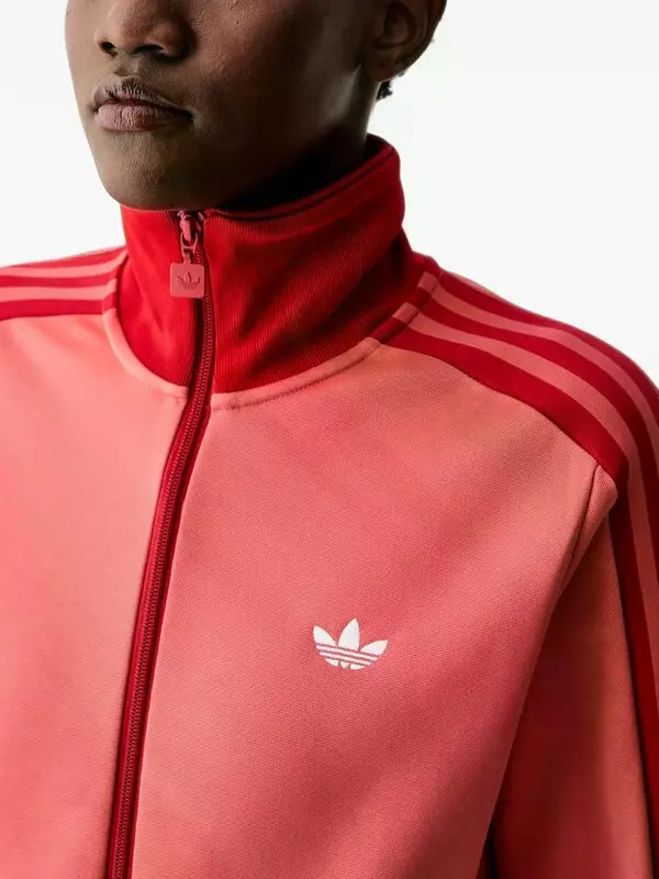Adidas Logo-embroidered Striped Track Jacket