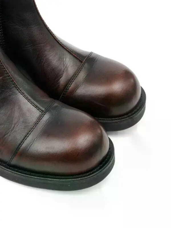 MAISON MARGIELA Brushed Leather Chelsea Boots