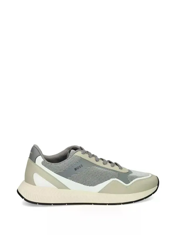 BOSS Lace-up Panelled Sneakers