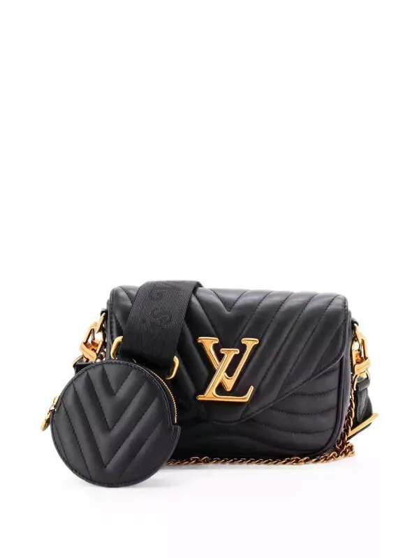 LOUIS VUITTON New Wave Multi Pochette Quilted Leather Crossbody Bag