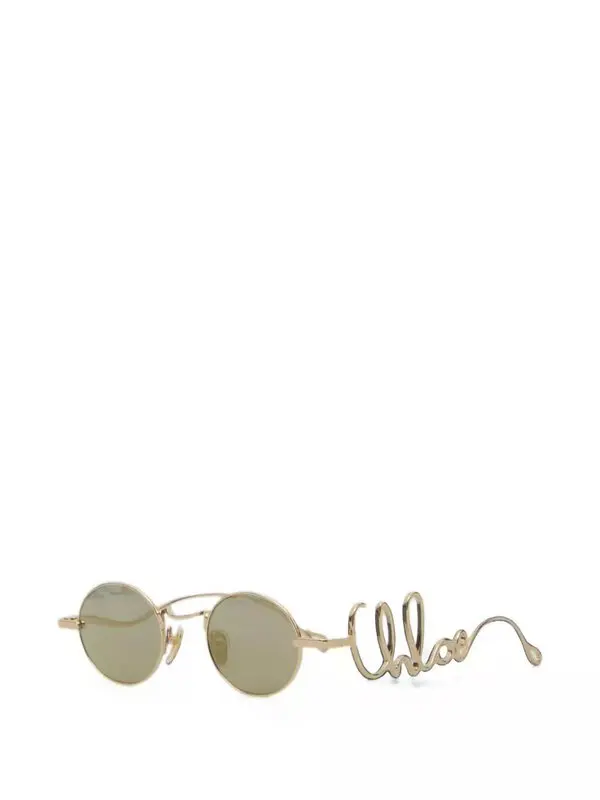 Chloé Iconic Round-frame Sunglasses - Gold