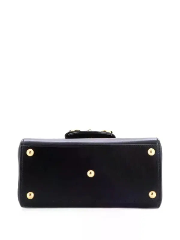 Gucci Horsebit 1955 Top Handle Flap Bag Leather Mini Shoulder Bag