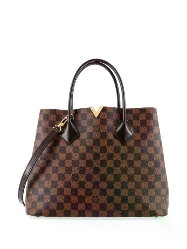 LOUIS VUITTON Kensington Handbag Damier Tote Bag - Brown