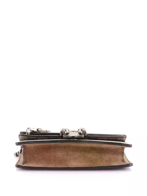 Gucci Dionysus Gg Coated Canvas Super Mini Crossbody Bag