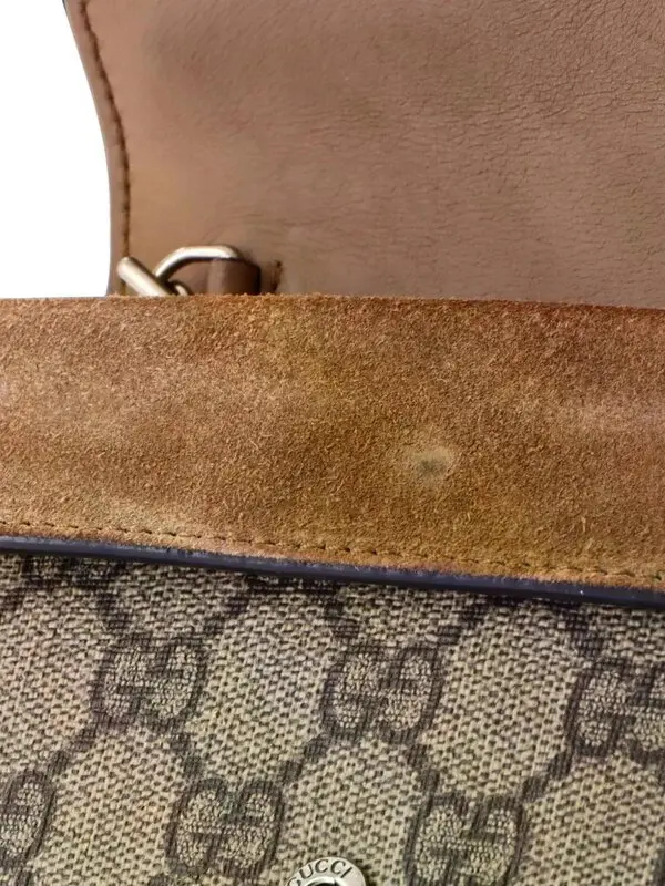 Gucci Dionysus Gg Coated Canvas Super Mini Crossbody Bag