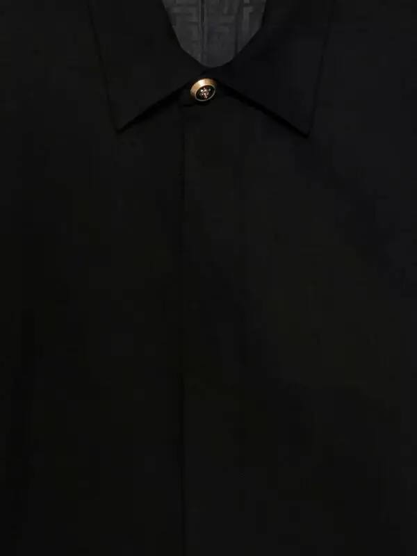 Balmain Logo-button Spread-collar Jacket