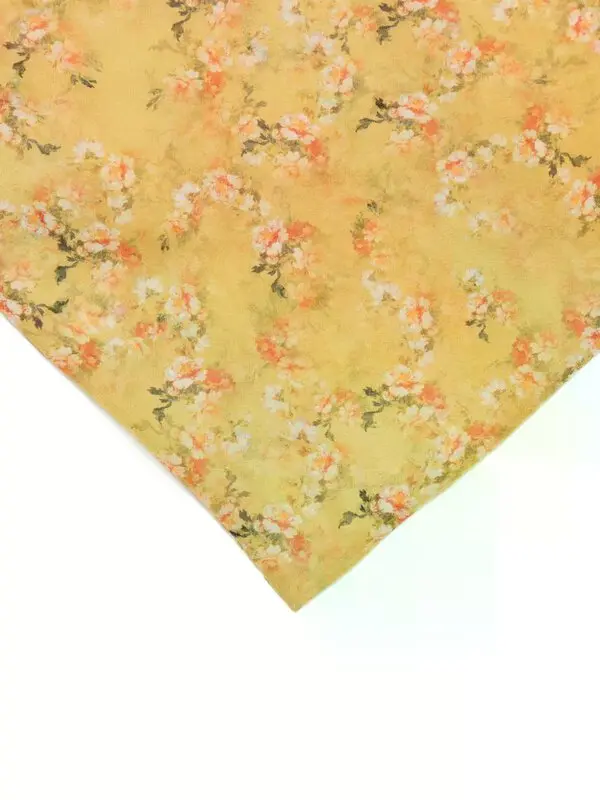 KRISTINA TI Floral-print Triangular Scarf