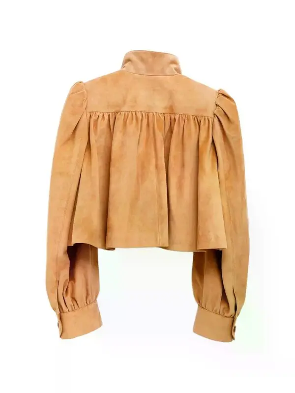 Chloé Gathered Puff-sleeve Jacket