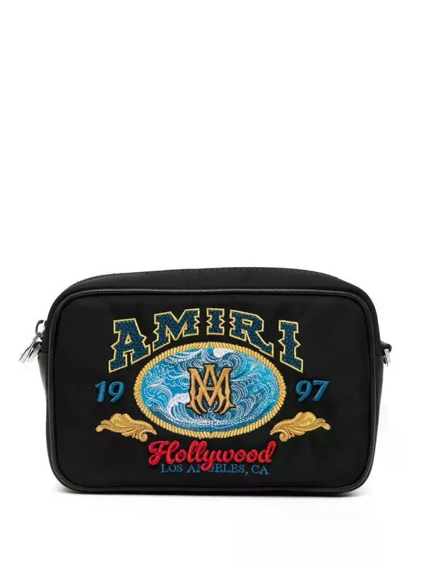 Amiri Logo-embroidered Camera Bag