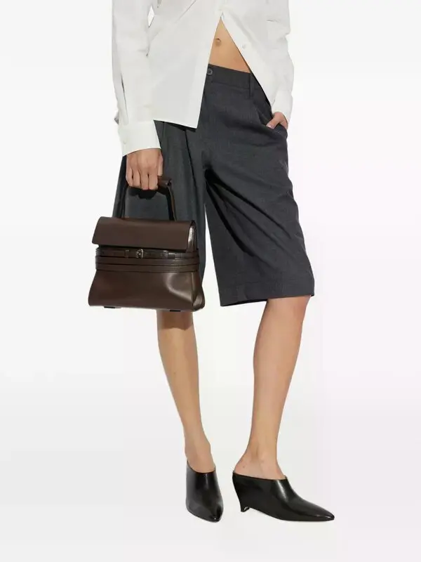 Moschino Tie Me Leather Tote Bag