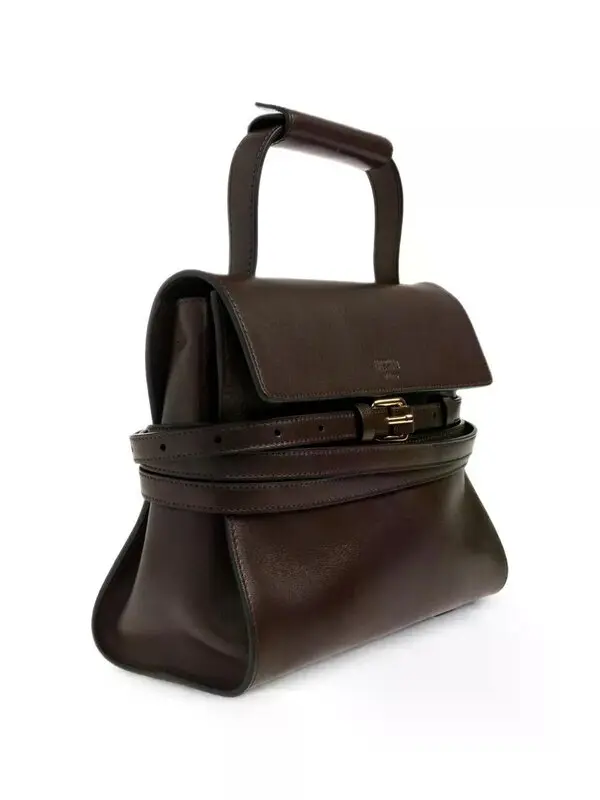 Moschino Tie Me Leather Tote Bag