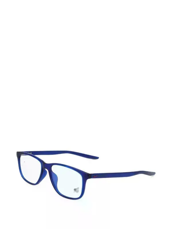 Nike Swoosh-detail Rectangle-frame Glasses