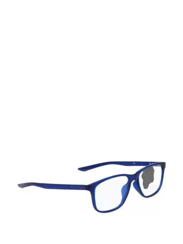 Nike Swoosh-detail Rectangle-frame Glasses
