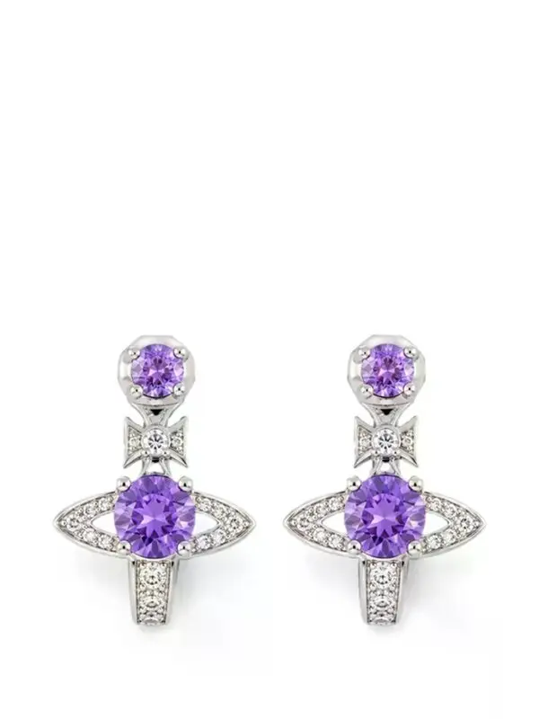 VIVIENNE WESTWOOD Maitena Orb Earrings - Silver