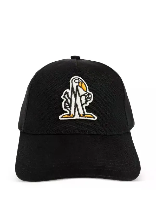 Moncler Logo-patch Baseball Cap - Black