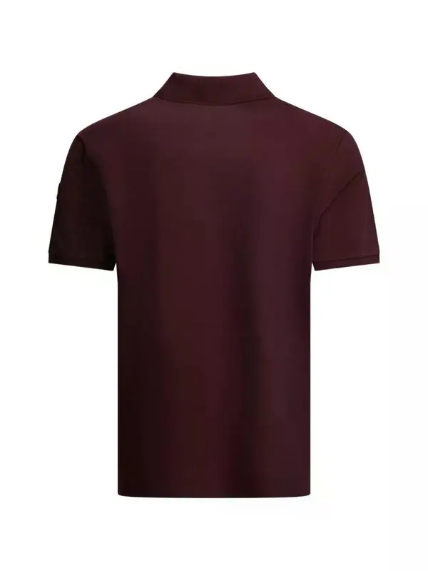 Moncler Logo-patch Striped Polo Shirt