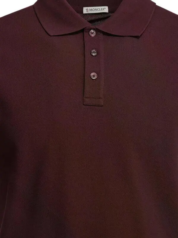 Moncler Logo-patch Striped Polo Shirt