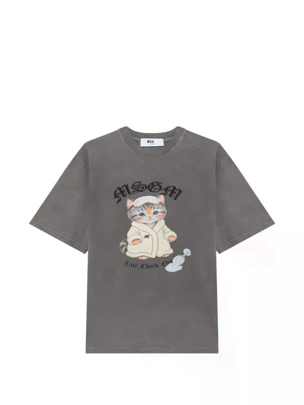 MSGM Graphic-print T-shirt