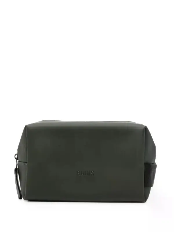 Rains Logo-print Wash Bag - Green